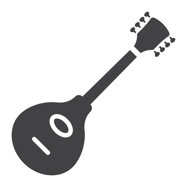 Mandolin Glyph Icon Silhouette Symbol Negative Space Vector Isolated ...