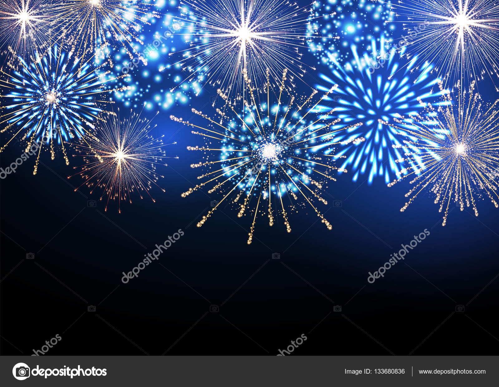 Vector holiday firework Stock Vector Image by ©annbozshko #133680836