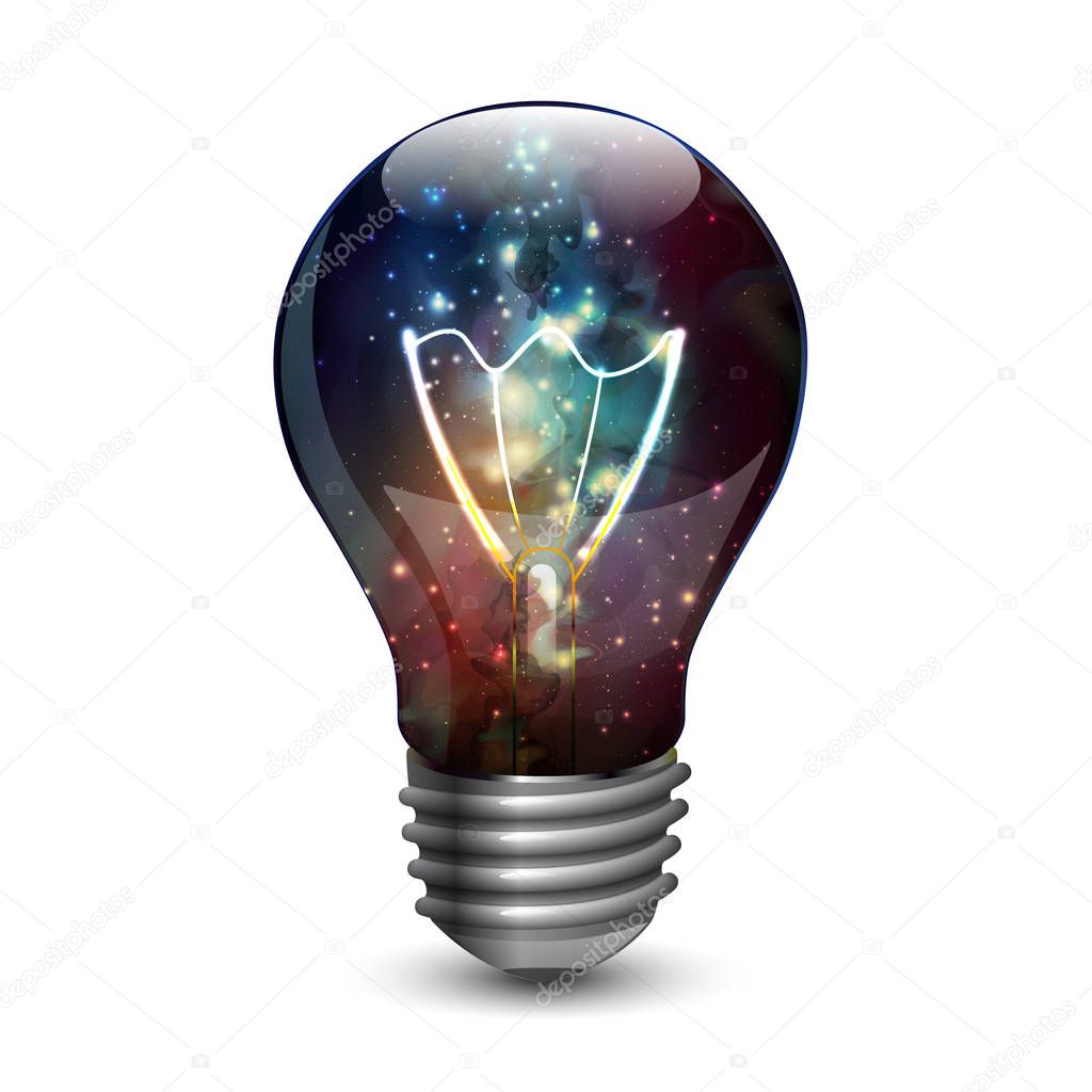 Abstract open space background. Starfield, universe, nebula in galaxy ...