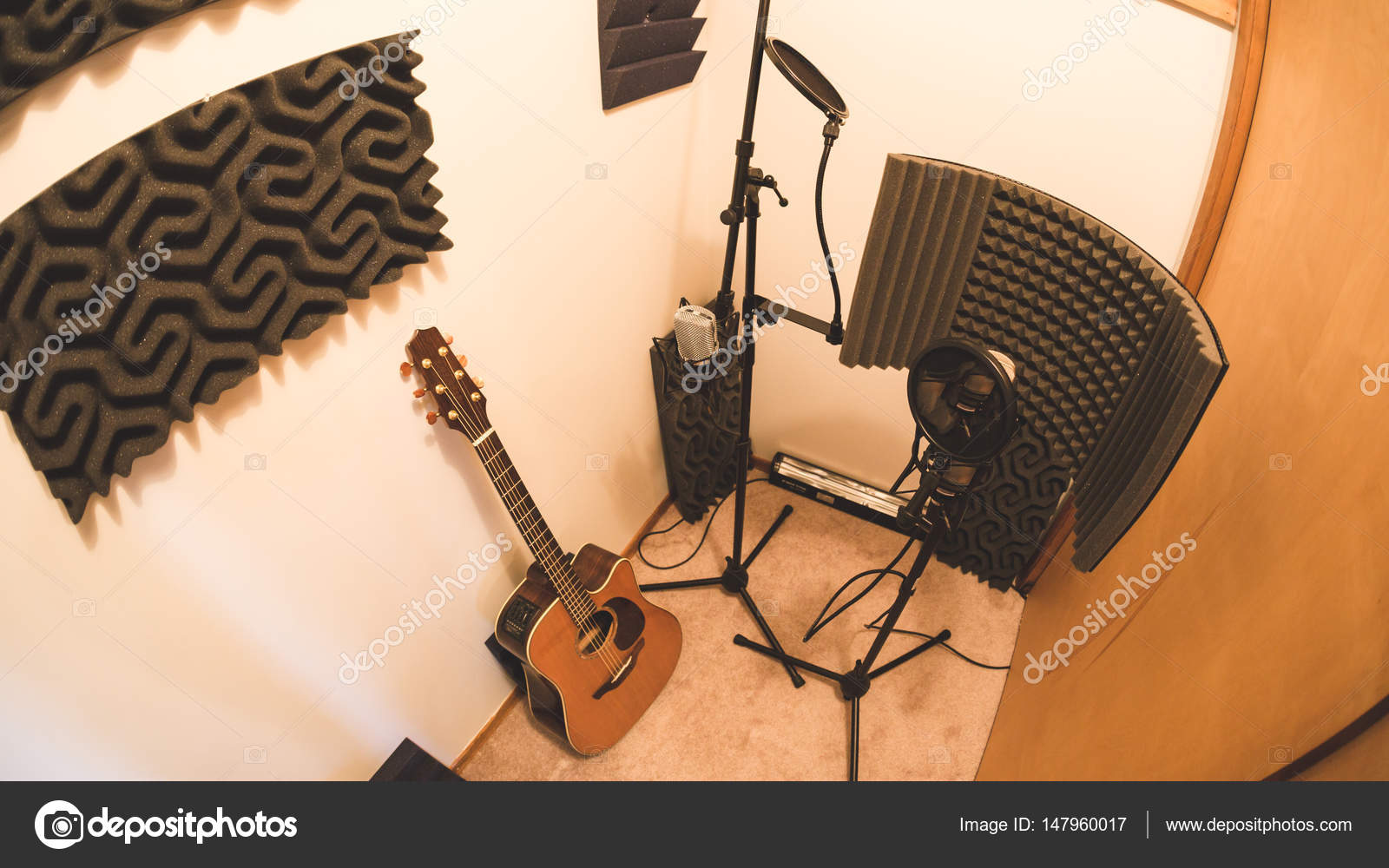 Music Studio Booth Background