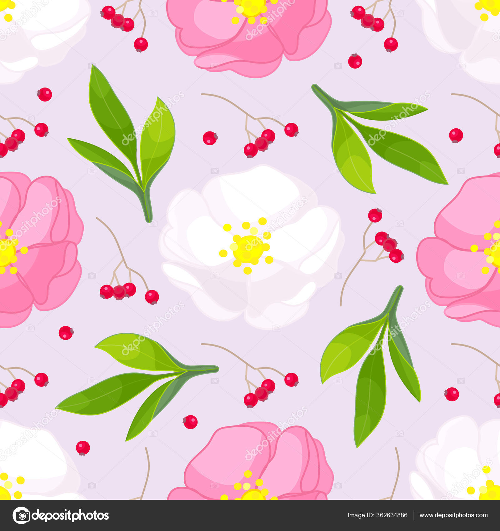 Vector Nature Seamless Pattern Background Clip Art Stock Vector Image ...