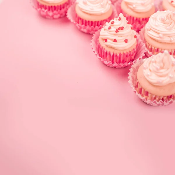 Pink Cupkake Background