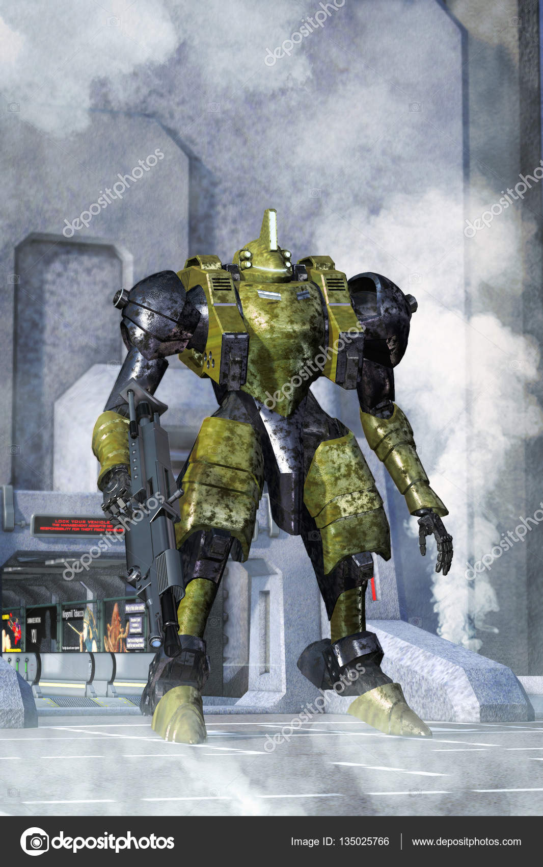 Futuristic battle robot Stock Photo by ©innovari 135025766 Futuristic battle robot Stock Photo by ©innovari 135025766