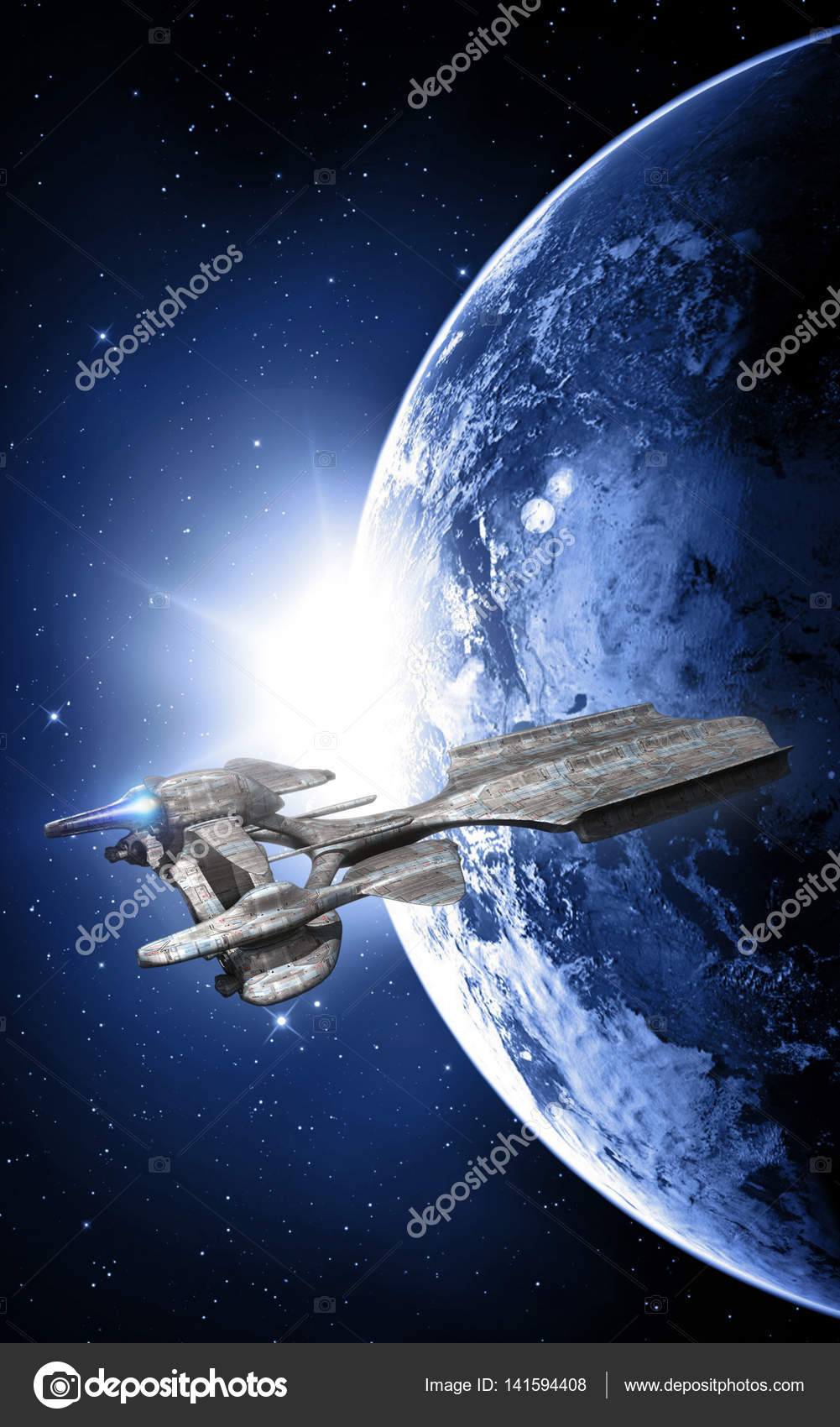 Sunset From Space Station