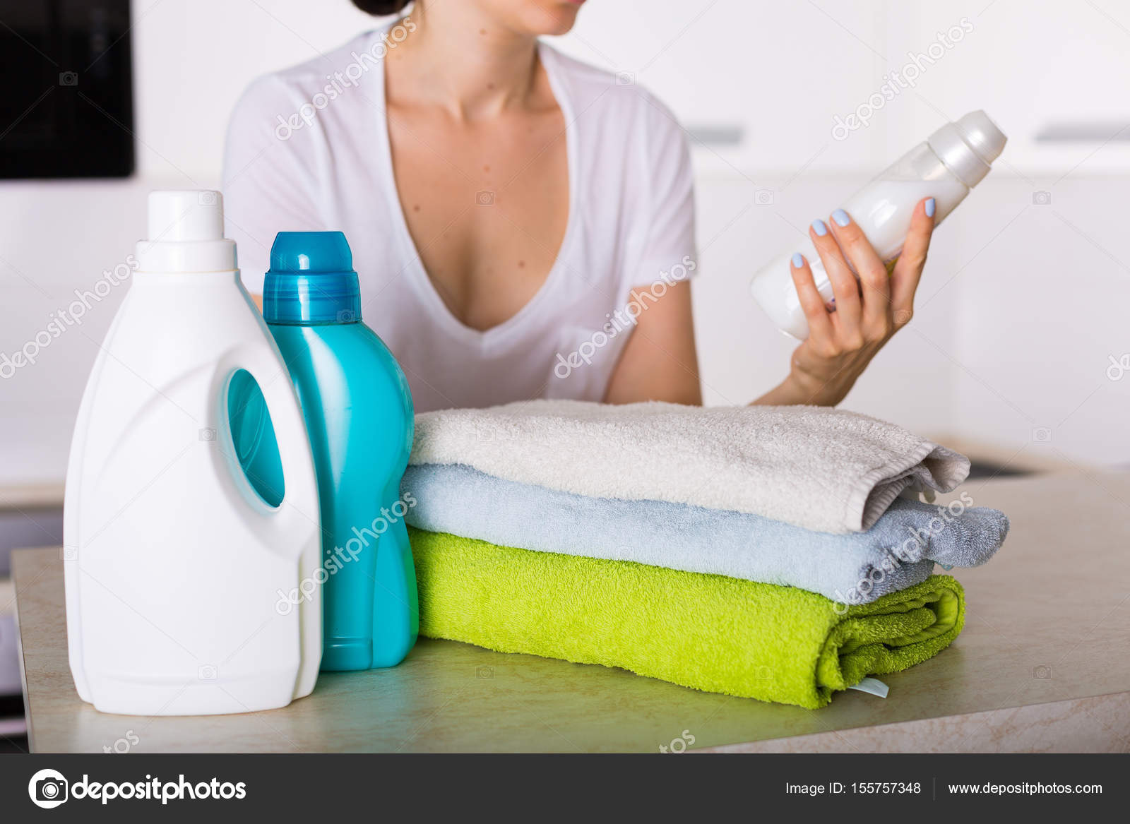 Freshly washed laundry — Stock Photo © Tinatin1 #155757348