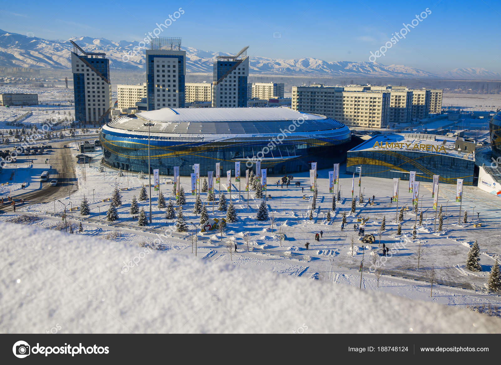 Complexe Sportif Almaty Arena Almaty Kazakhstan — Photo éditoriale ...