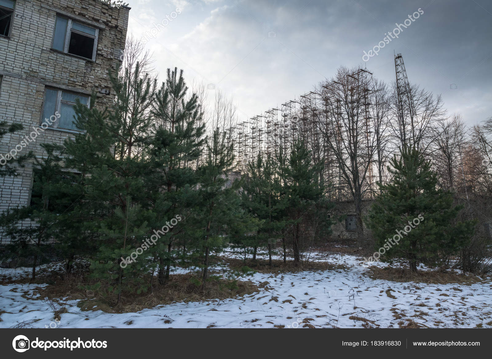 Soviet Radar System Duga Chernobyl Nuclear Power Plant — Stock Photo ...