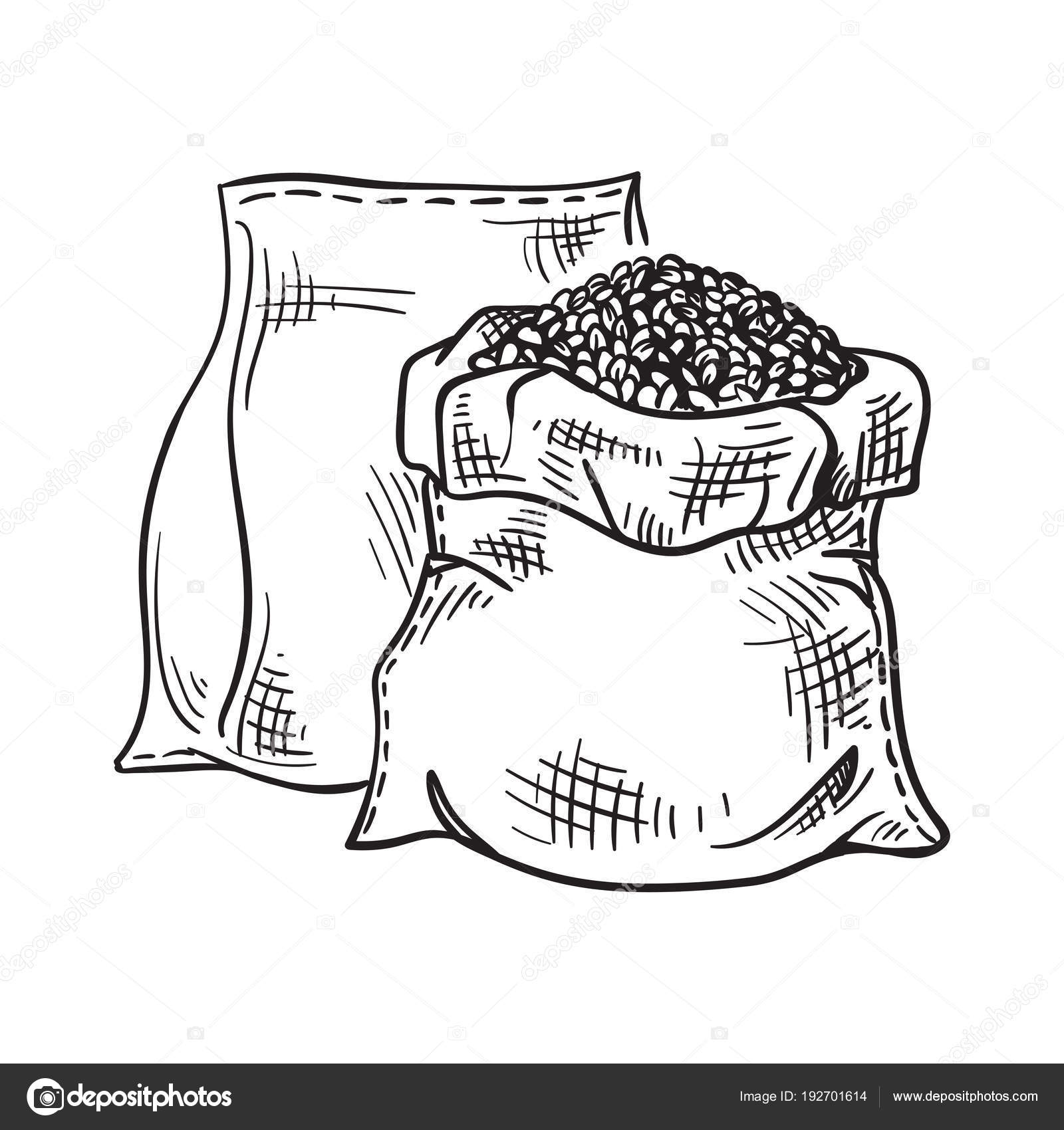 Sacks Of Grain Coloring Book Coloring Pages