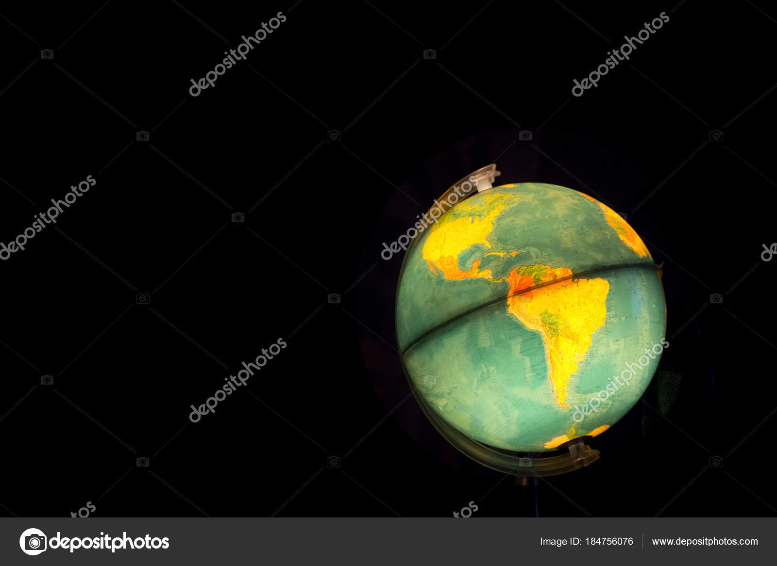 Globe lighted maps Stock Photo by ©BrothersArt 184756076