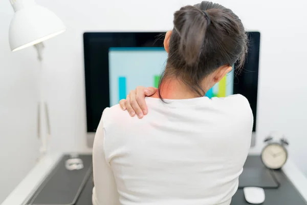 Computer shoulder pain Stock Photos, Royalty Free Computer shoulder ...