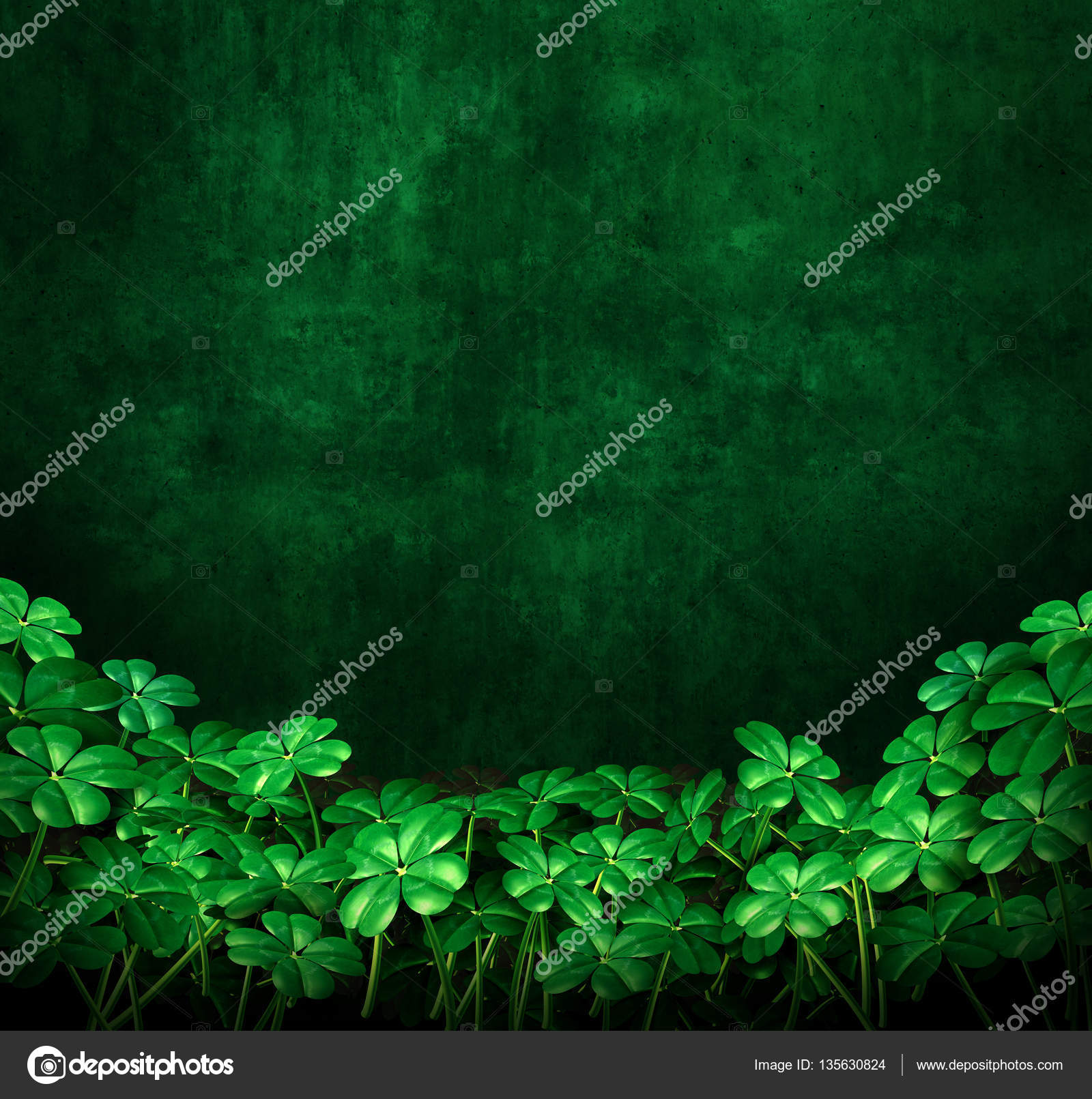 Clover Green Grunge Background Stock Photo by ©lightsource 135630824