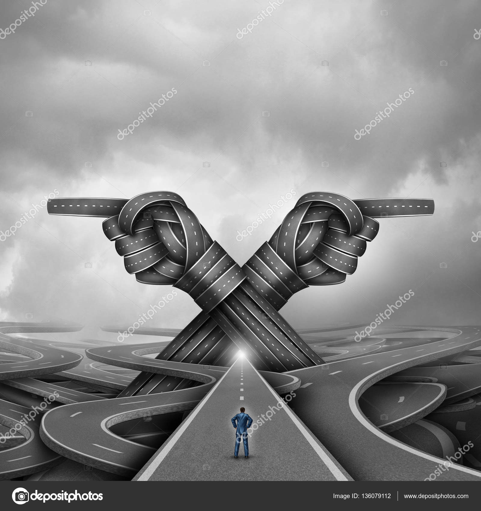 Crossroads Decision Concept — Stock Photo © lightsource #136079112