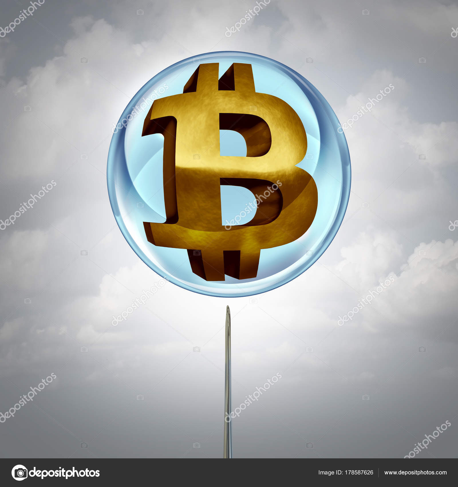 Bitcoin Bubble Currency – Stock Editorial Photo © lightsource #178587626