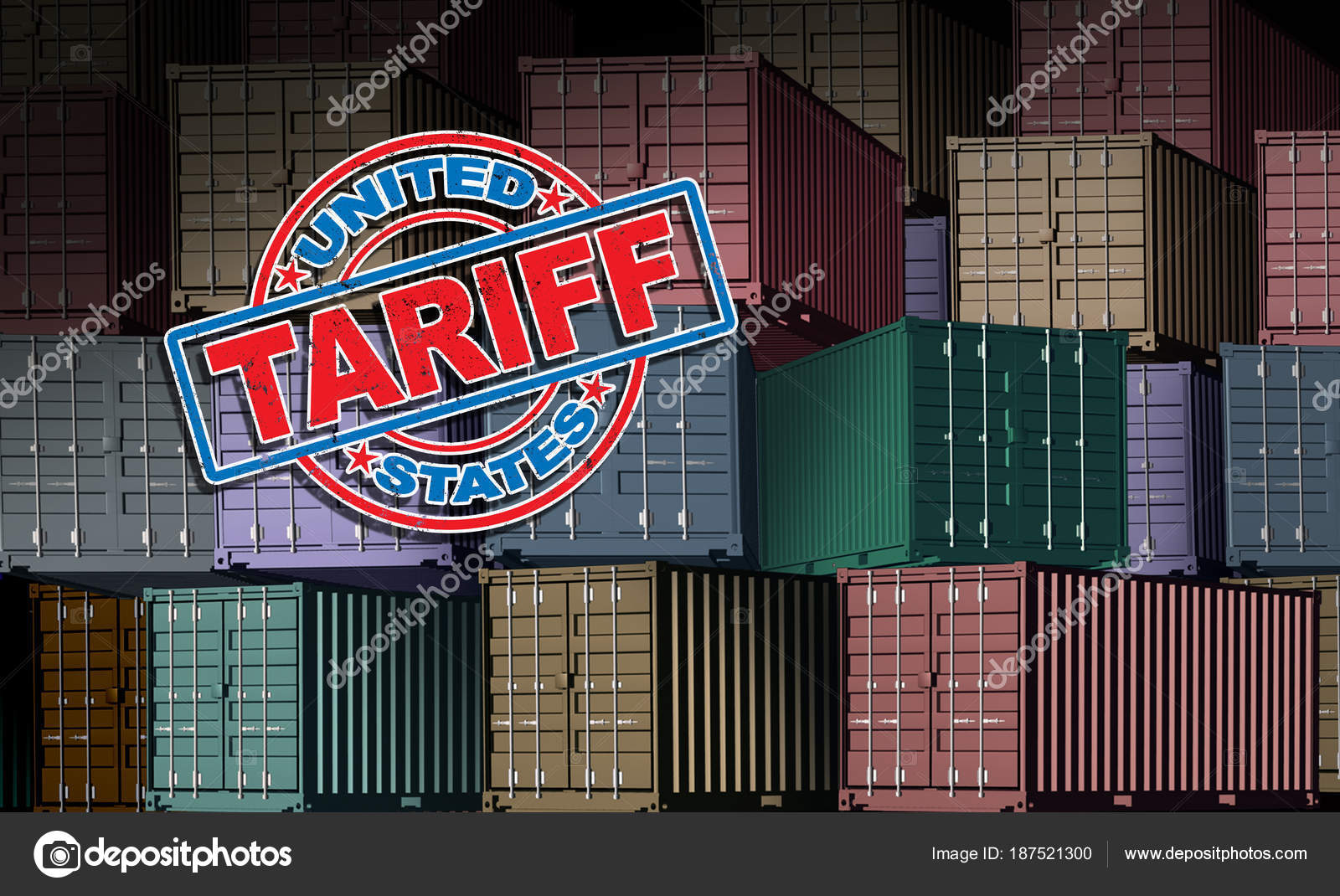 United States Tariff Stock Illustration by ©lightsource #187521300