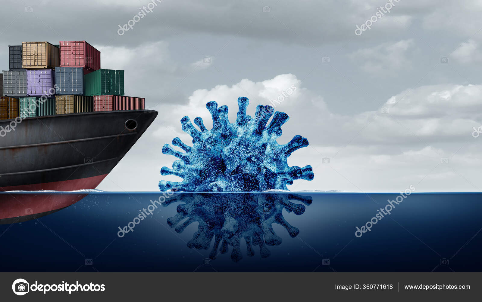 Shipping Disease Risk Cargo Logistics Dealing Coronavirus Influenza ...