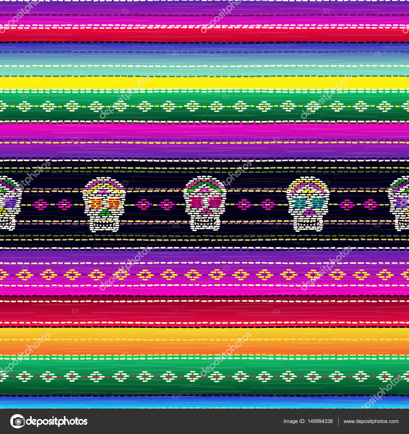 Mexican Pattern Fabric