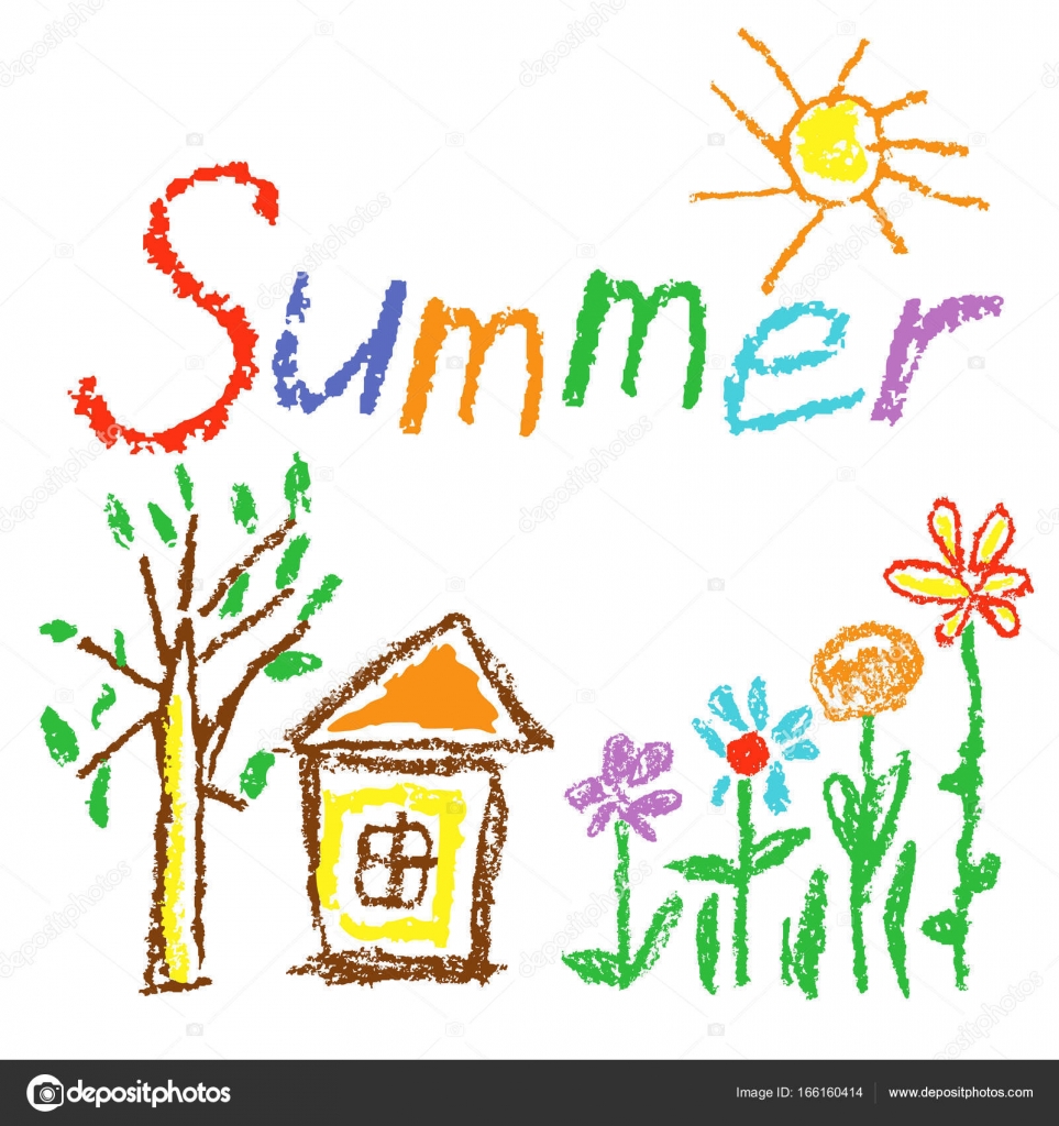 Summer Season Drawing For Kids