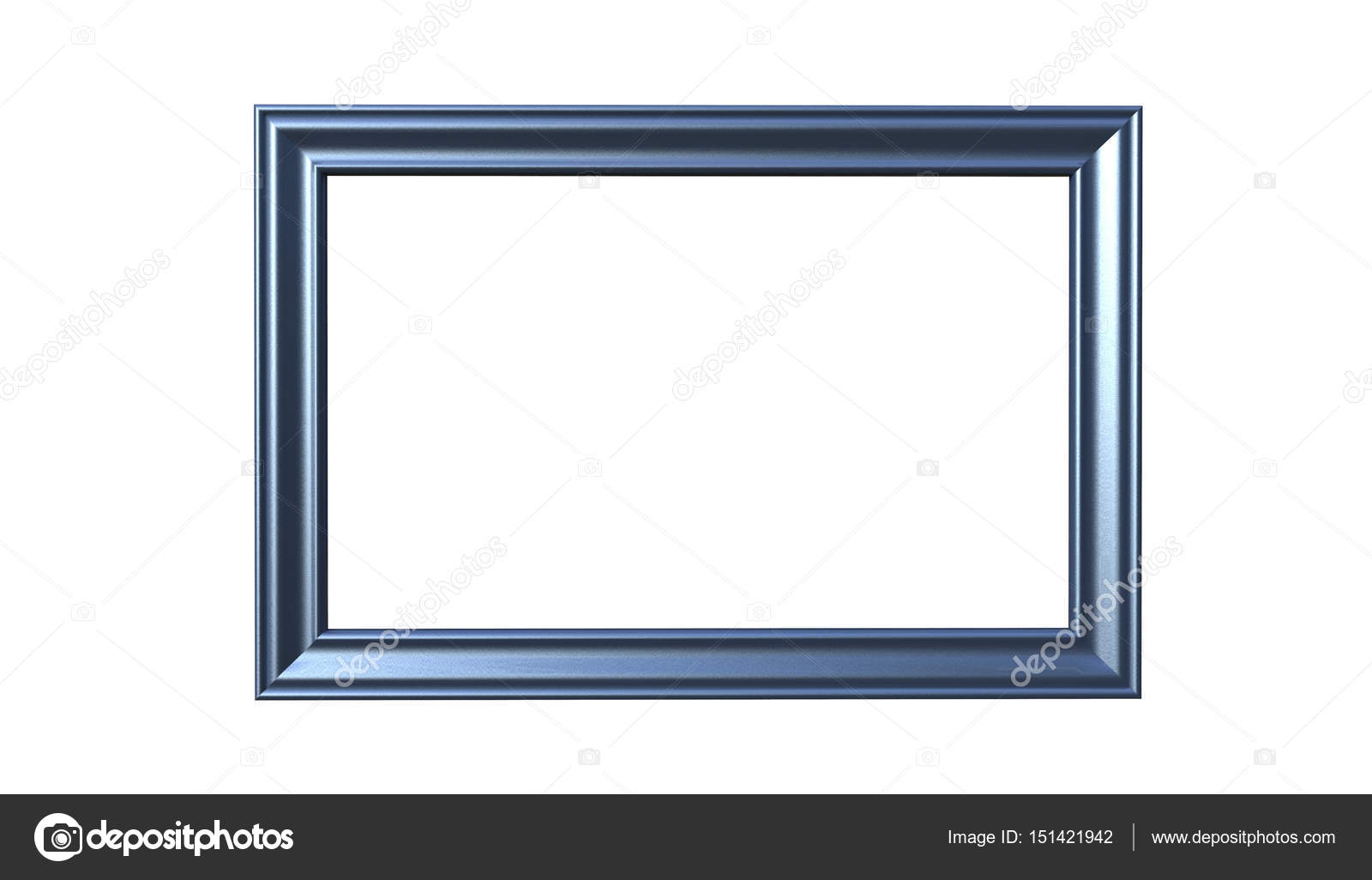 3d rendering of modern isolated hanging prussian blue color phot ...