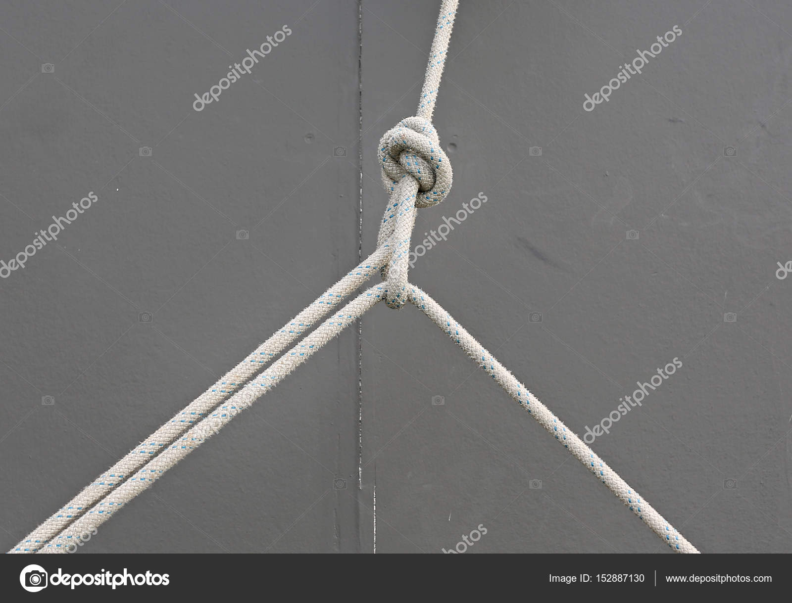 Rope tied up to a knot — Stock Photo © civic_dm@hotmail.com #152887130