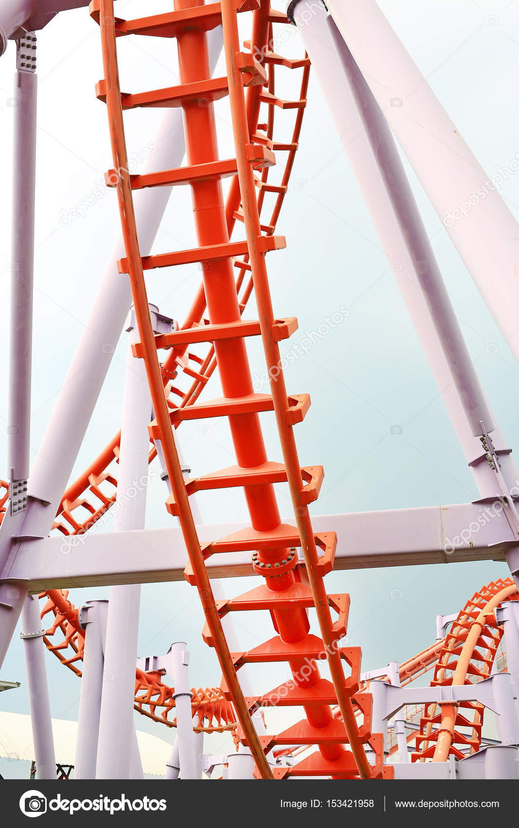 A Roller Coaster Track Stock Photo by ©civic_dm@hotmail.com 153421958