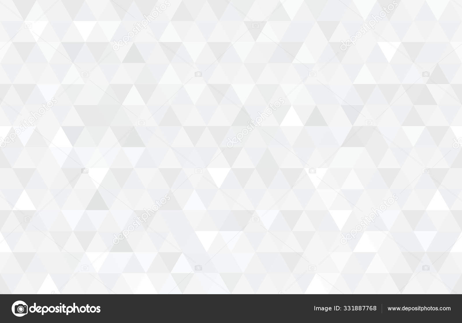Textura de mosaico triangular blanco vectorial. Fondo polivinílico bajo ...