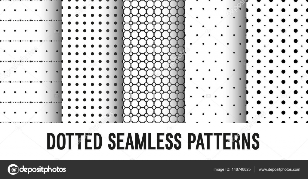 Dotted seamless patterns collection. Stock Vector by ©Miloarts 148748825