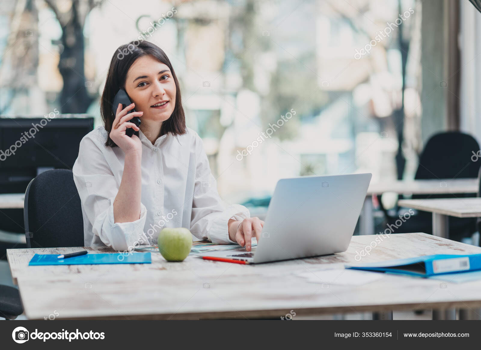 Intern Office Working Project Stock Photo by ©suteren 353360154