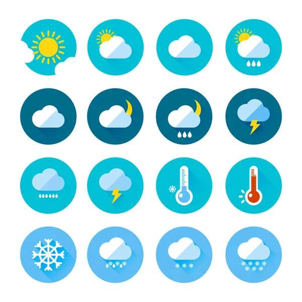 Symbols of weather and climate — Stock Vector © valent_ru #2943302