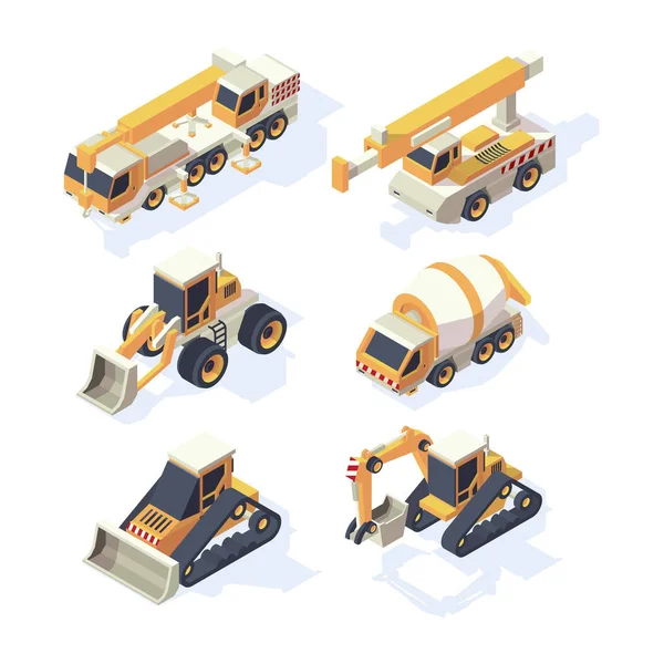 Mining Machinery Isometric Icons Set — Stock Vector © macrovector ...