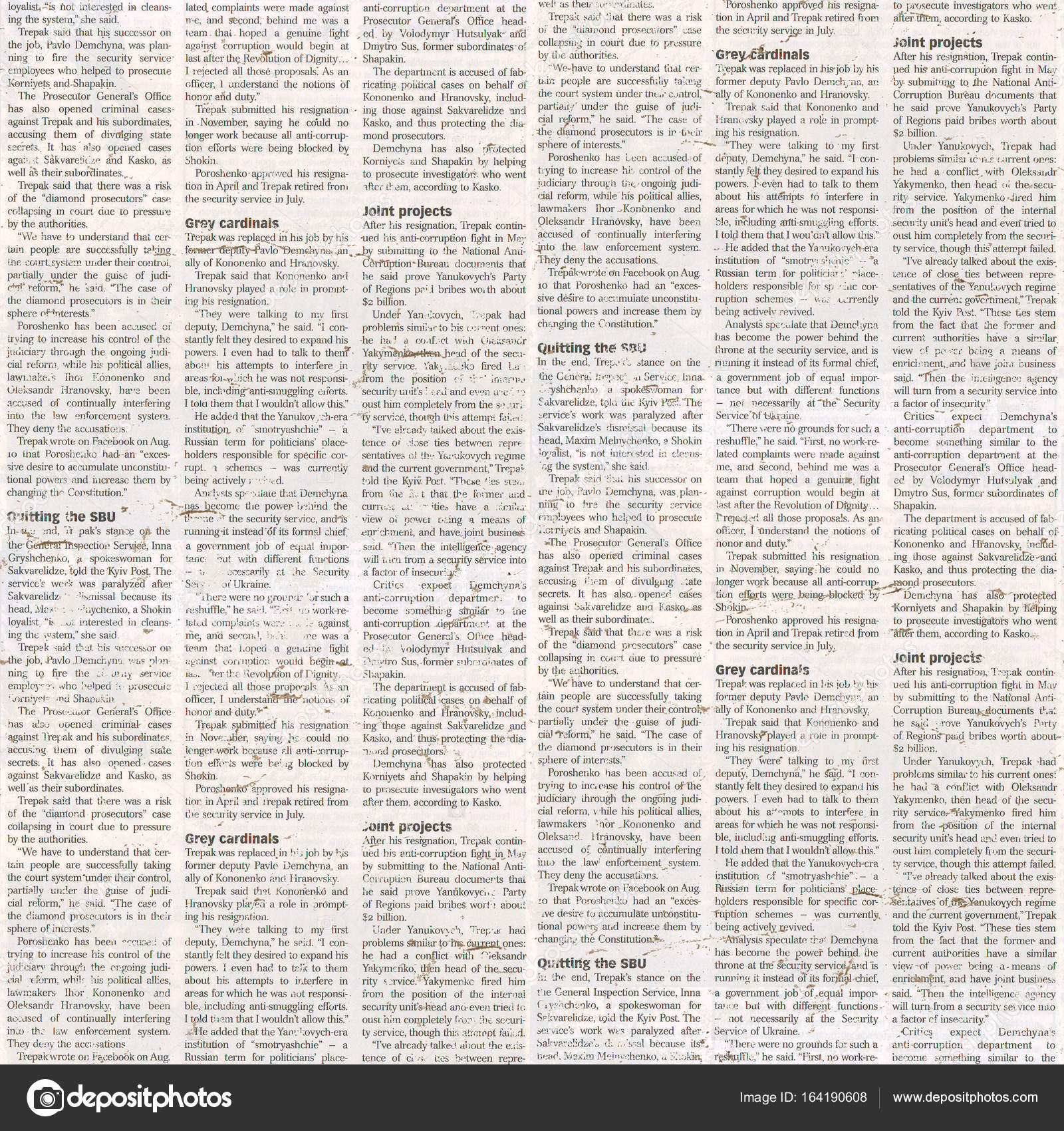 Newspaper seamless pattern — Stock Photo © OlgaZe #164190608