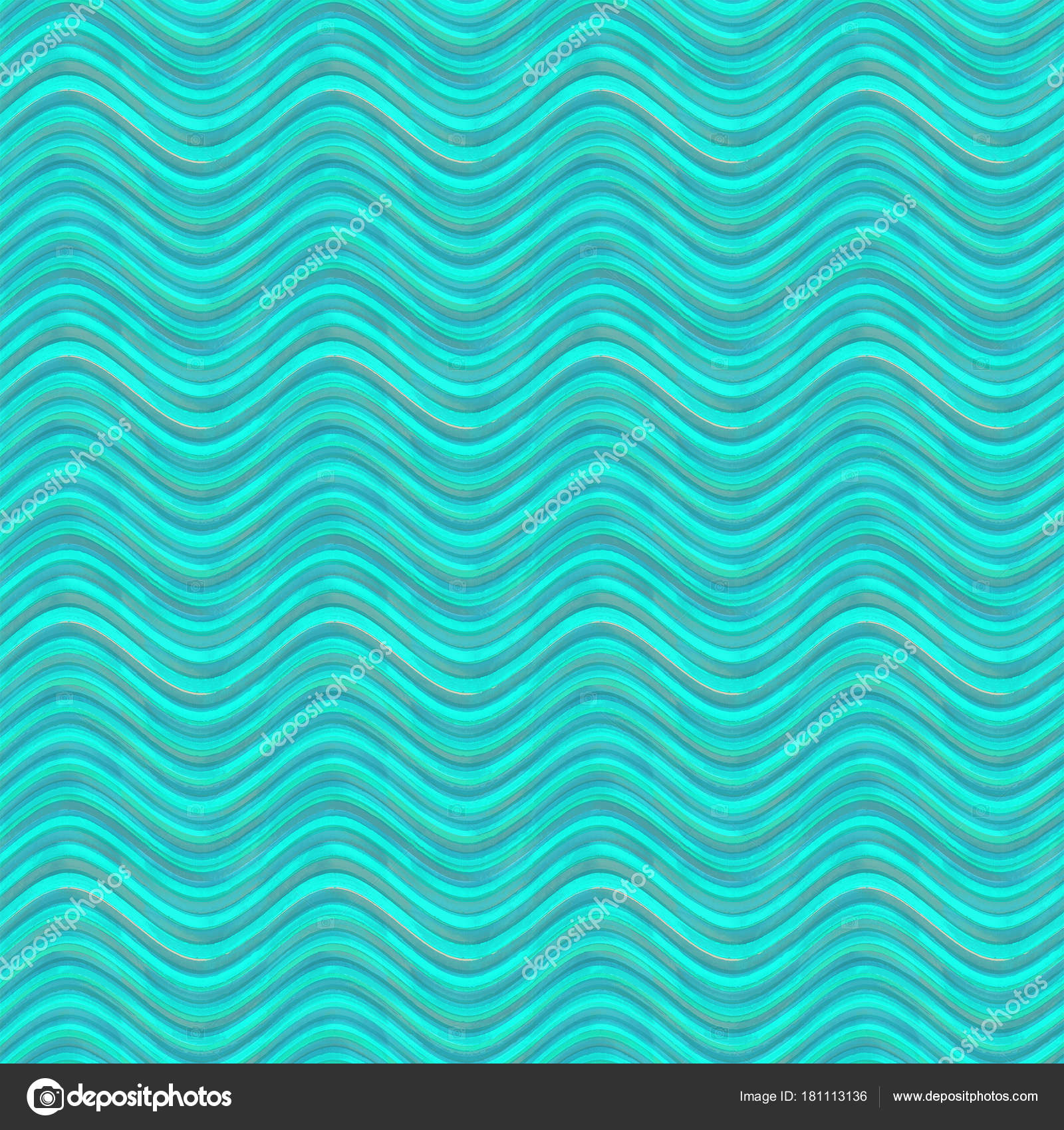 Teal wavy striped background Stock Photo by ©OlgaZe 181113136