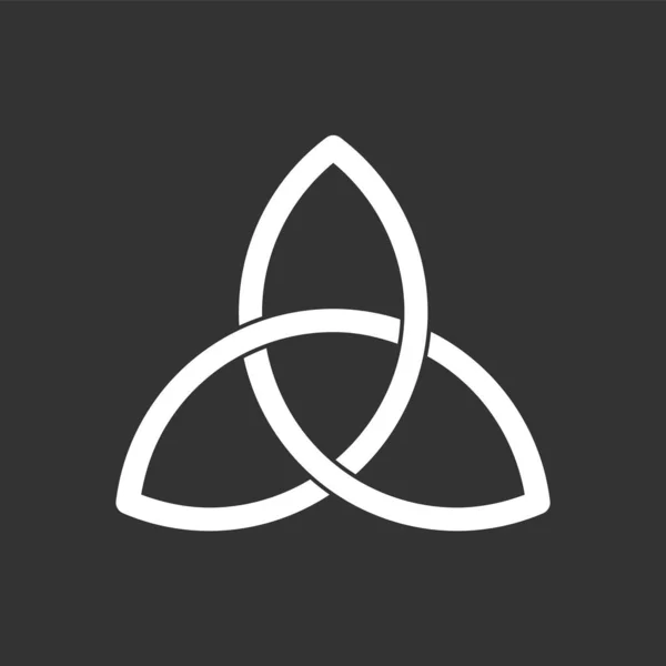 Celtic Trinity Knot Triquetra Symbol Interlaced Circle Ancient Ornament ...