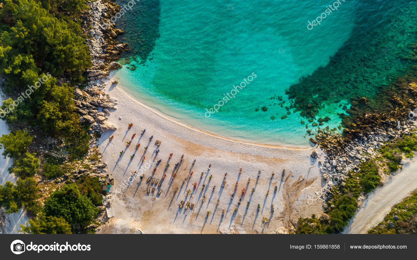 Marble beach (Saliara beach). Thassos island, Greece — Stock Photo ...