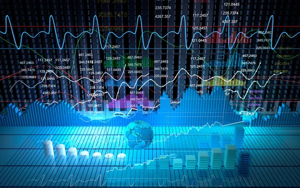 Stock exchange board, abstract background Stock Photo by ©Alexmit 14941911