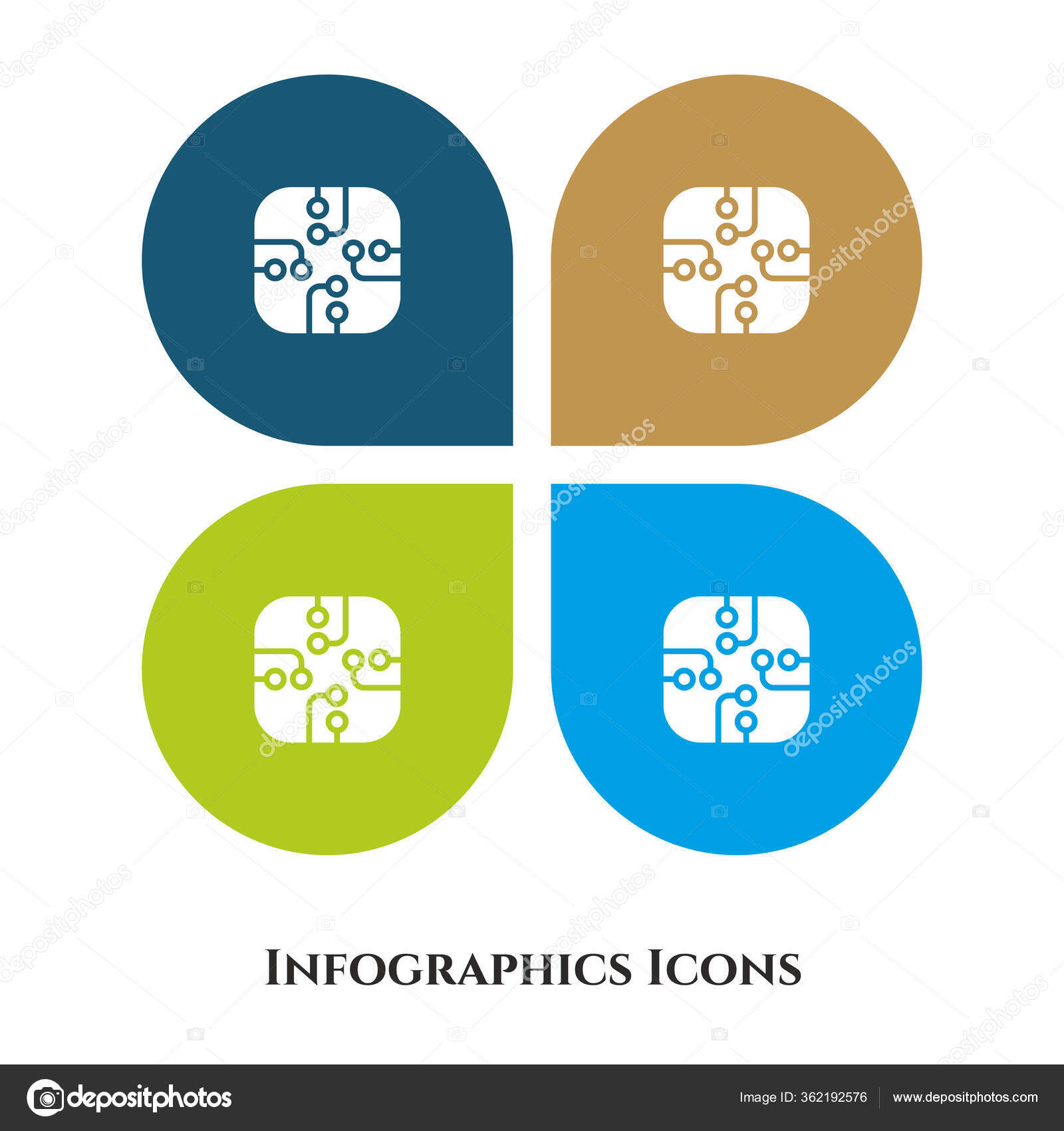 Placa Base Chip Vector Icono Ilustración Para Todos Los Propósitos ...