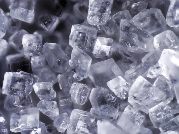 Extreme Closeup Macro Microscopic Image Pile Clear Sugar Crystals ...