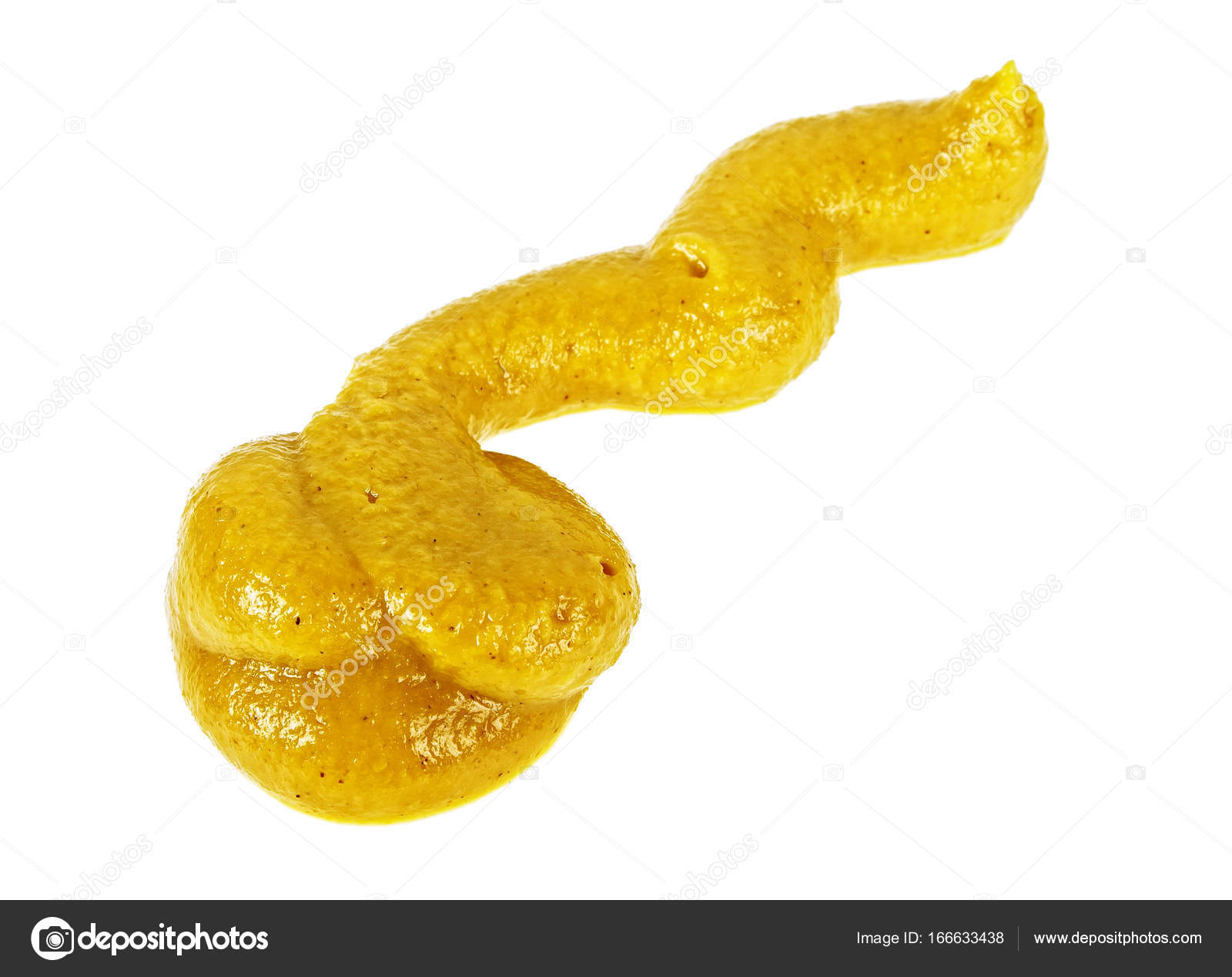 Mustard spill isolated on a white background — Stock Photo © domnitsky ...