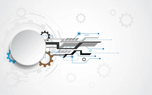 Grey white Abstract technology background with various technology ...