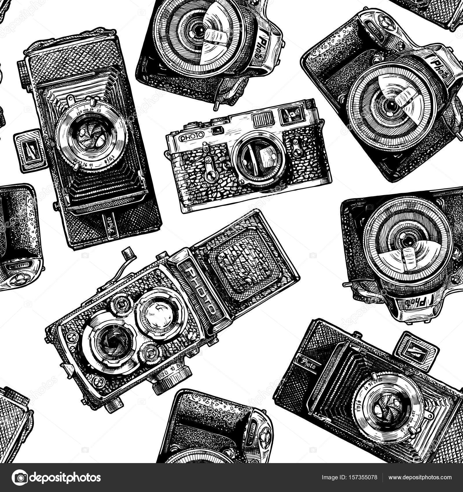 Vintage Camera Pattern