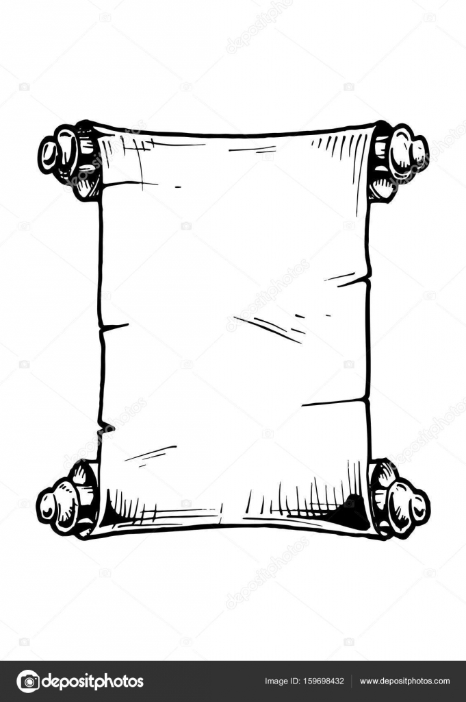 Ilustración de Viejo pergamino Vector de stock #159698432 de ©suricoma