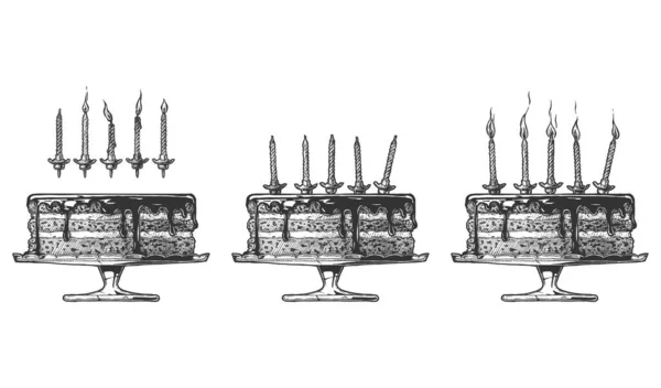Születésnapi torta rajz images vectorielles, Születésnapi torta rajz ...
