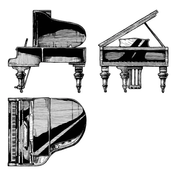 Grand Piano Side View