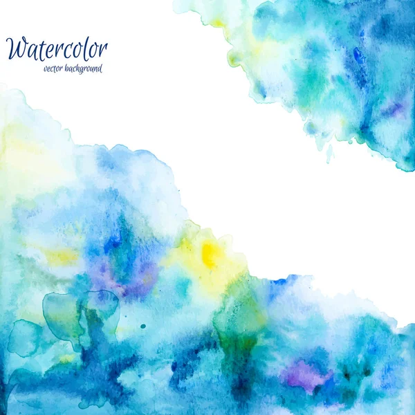 Abstract hand drawn watercolor background. Stock Vector Image by ...