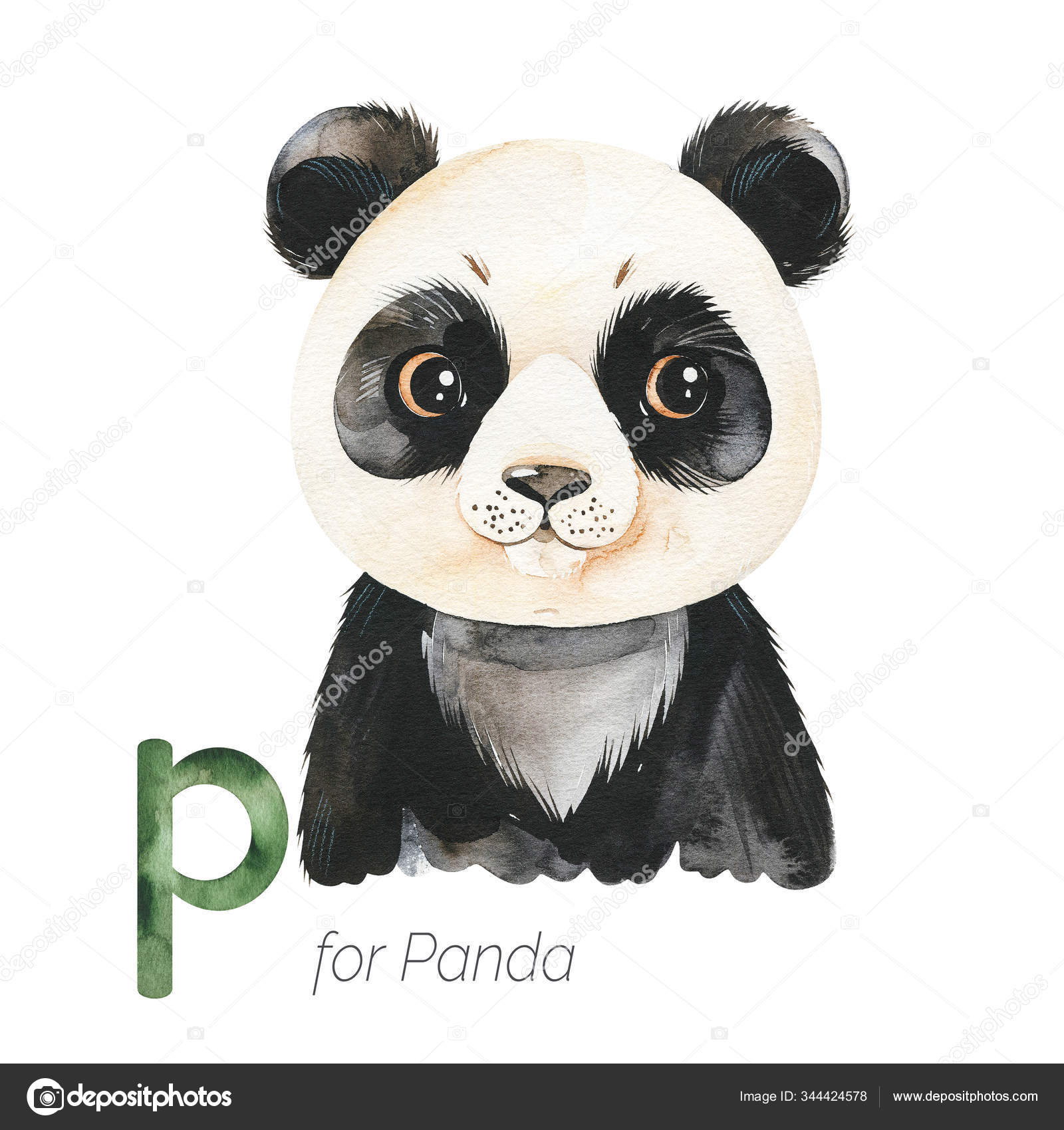 Panda Alphabet Letters