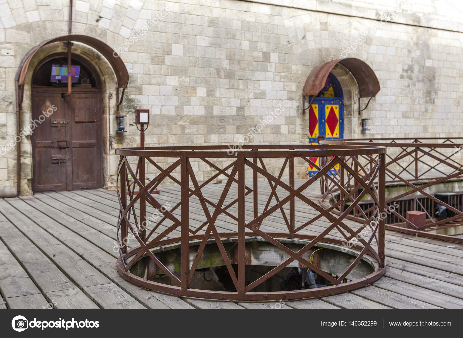 Interior of Fort Boyard in France, Charente-Maritime, France - Europe ...