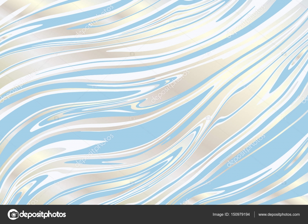 Blue, pearl and white marble. Handmade decorative texture. Stock Vector ...