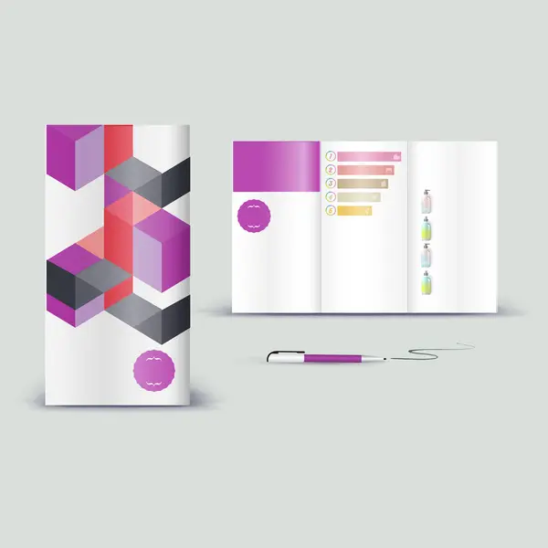 Booklet, promotion template — Stock Vector © Wildrabbit #157003210