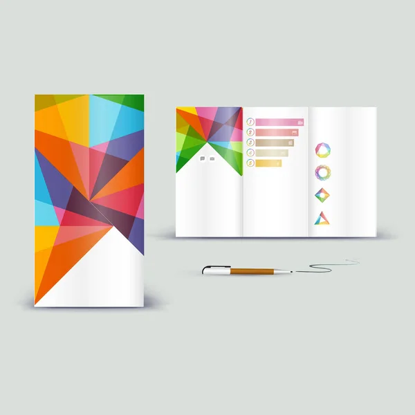 Booklet, promotion template — Stock Vector © Wildrabbit #157003210