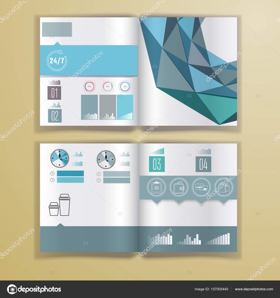 Booklet, promotion template ⬇ Vector Image by © Wildrabbit | Vector ...