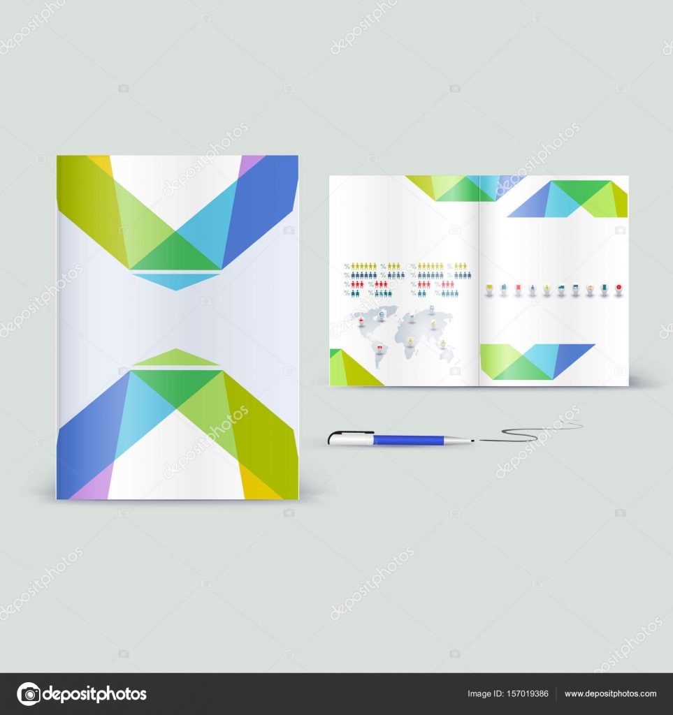 Booklet, promotion template Stock Vector Image by ©Wildrabbit #157019386